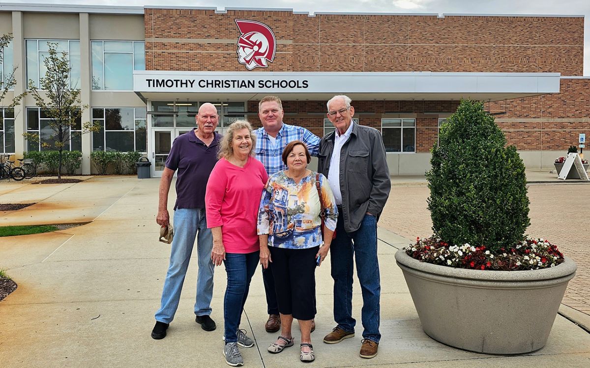 Members from the Class of 1961 Tour Timothy | Timothy Christian Schools