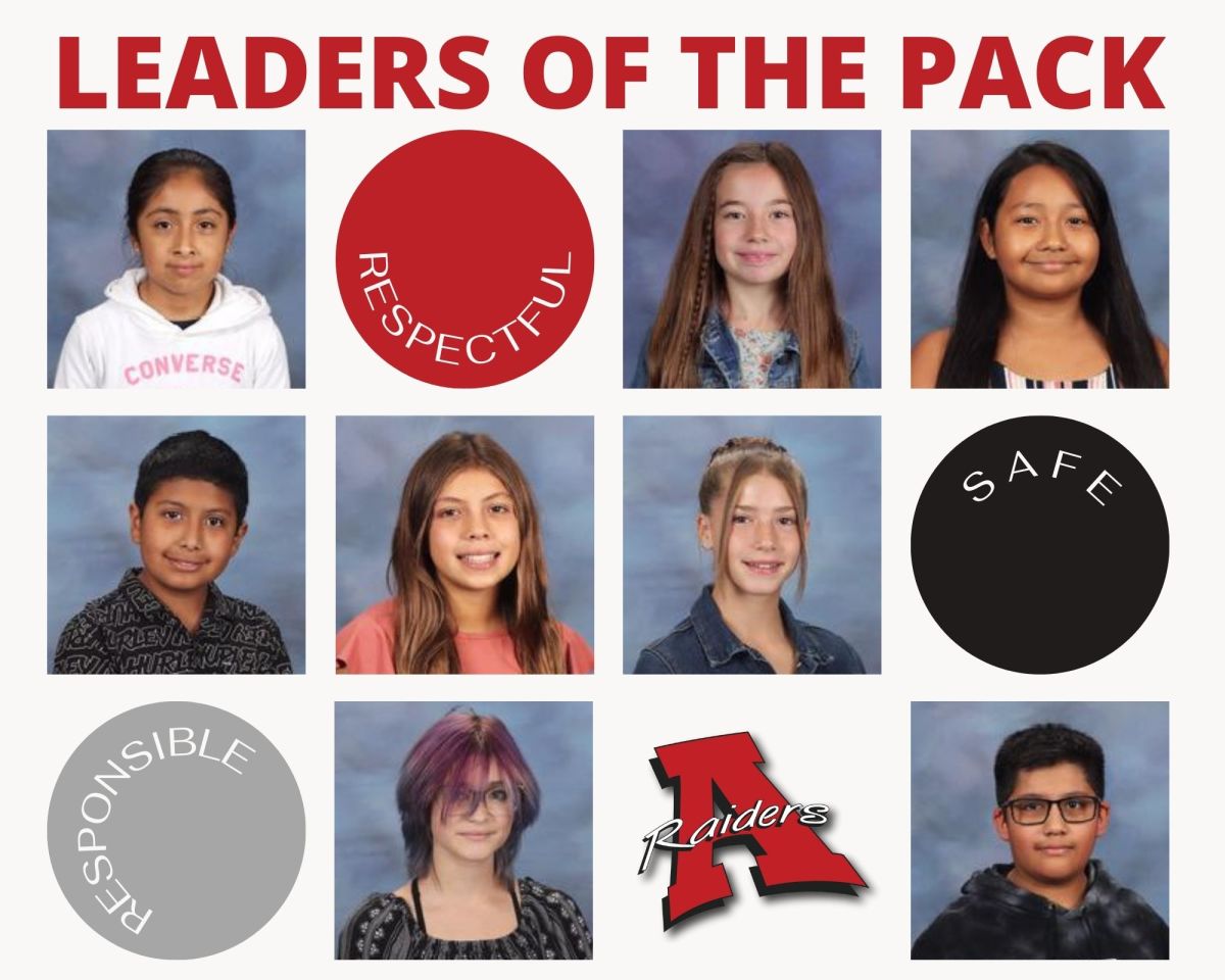 Middle School October Leaders of the Pack | News