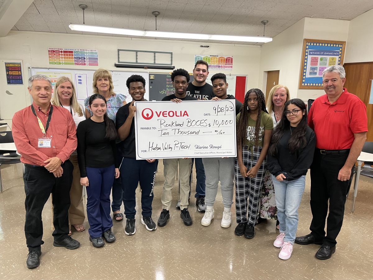 Veolia Water NY Donation to Hudson Valley P-TECH | Details
