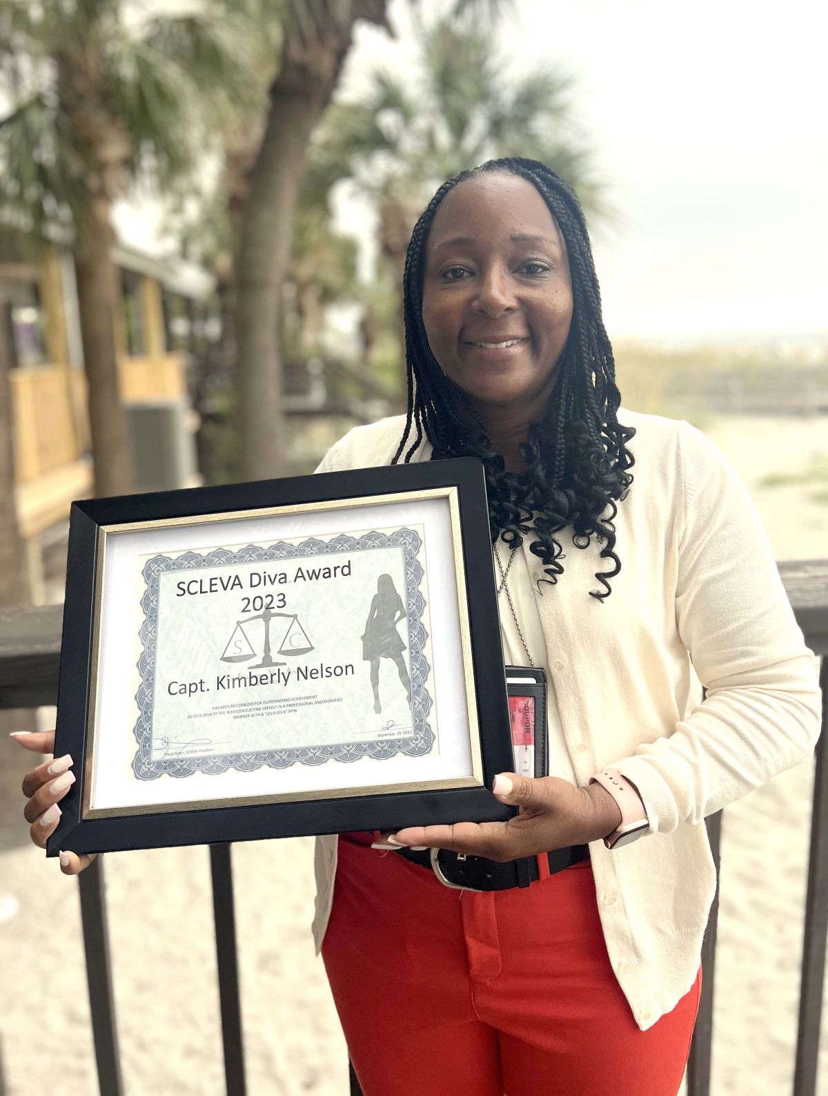 Nelson named Law Enforcement Victim Advocate of the Year | DCSD News