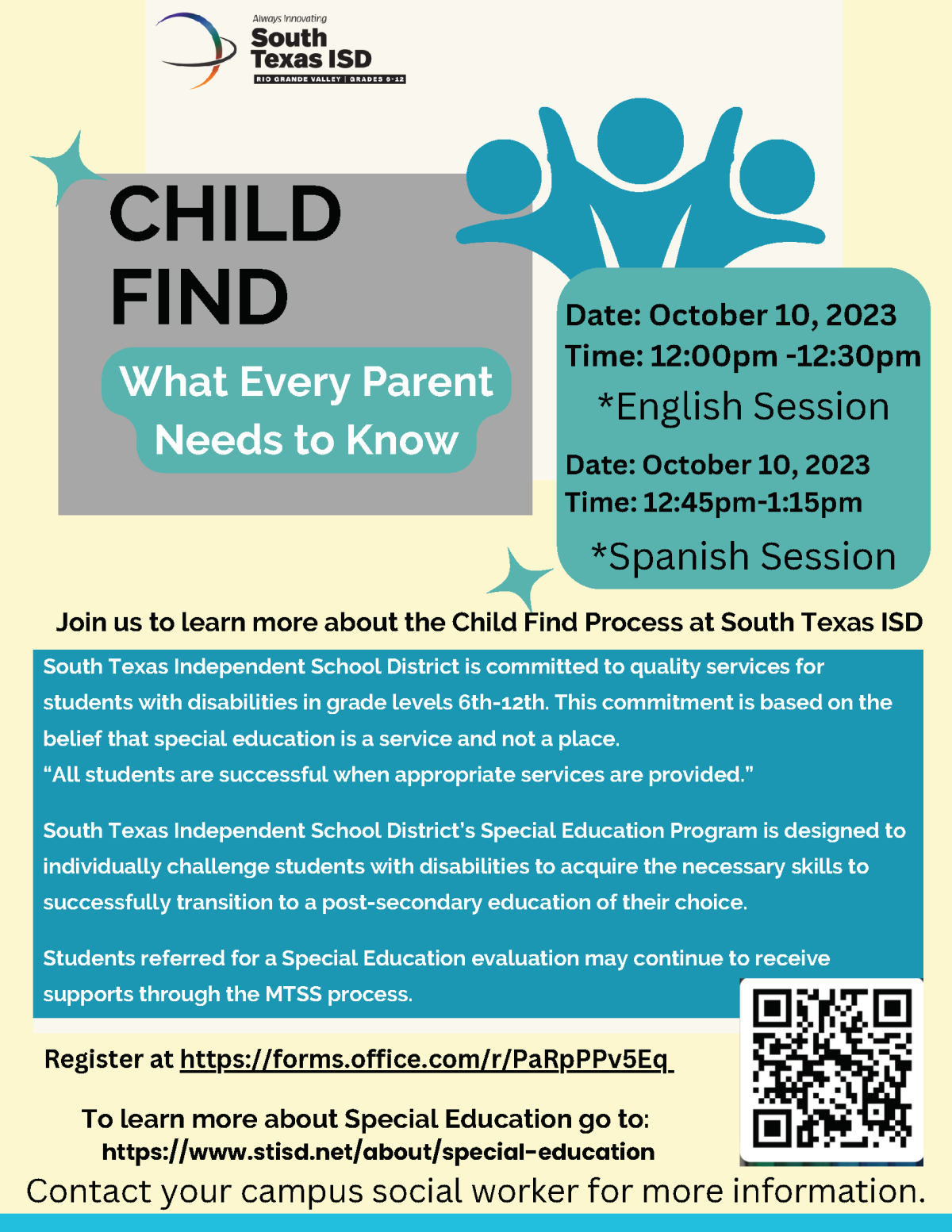 You're invited: Join us on Tuesday, Oct. 10, for STISD Parent ...