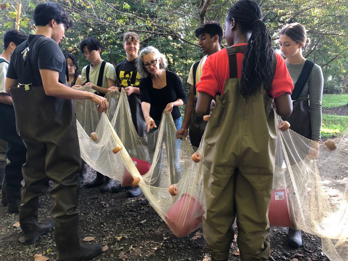 Environmental Science Students Get “Feet-In” Experience Tracking School ...