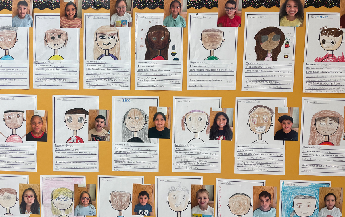 Elementary uses portrait board to elevate student voice | News Details