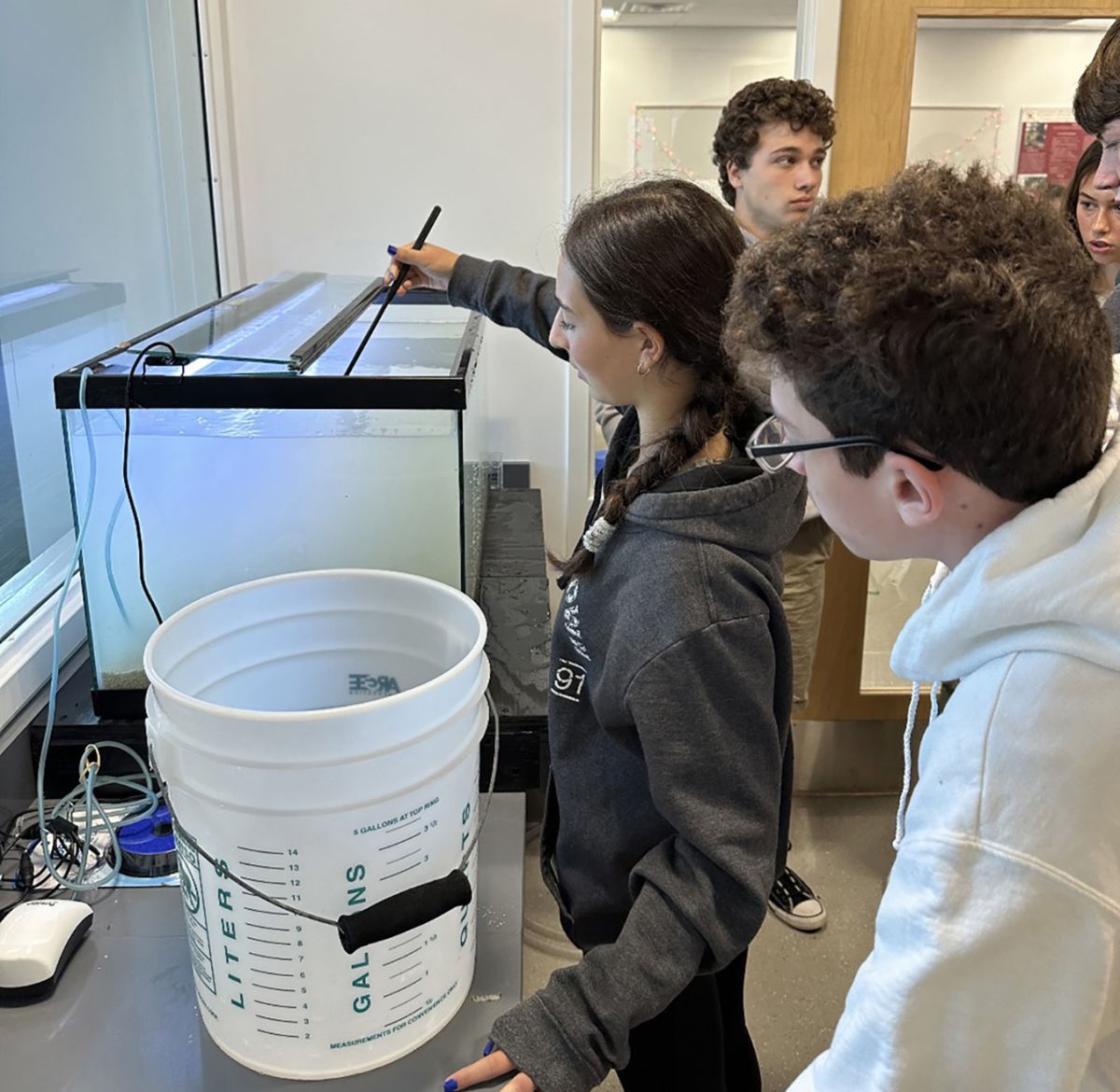 Students Set Up New Oyster Tank in Math & Science Center | Morristown ...