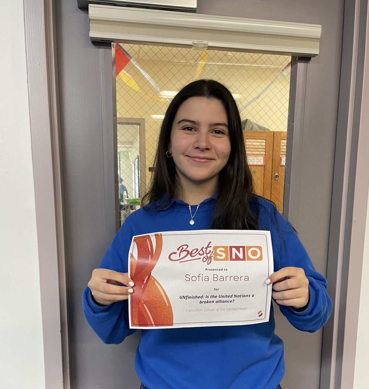 Sofia Barrera '25 Recognized Nationally for Her Story in The Beat | Dynamic Post Page