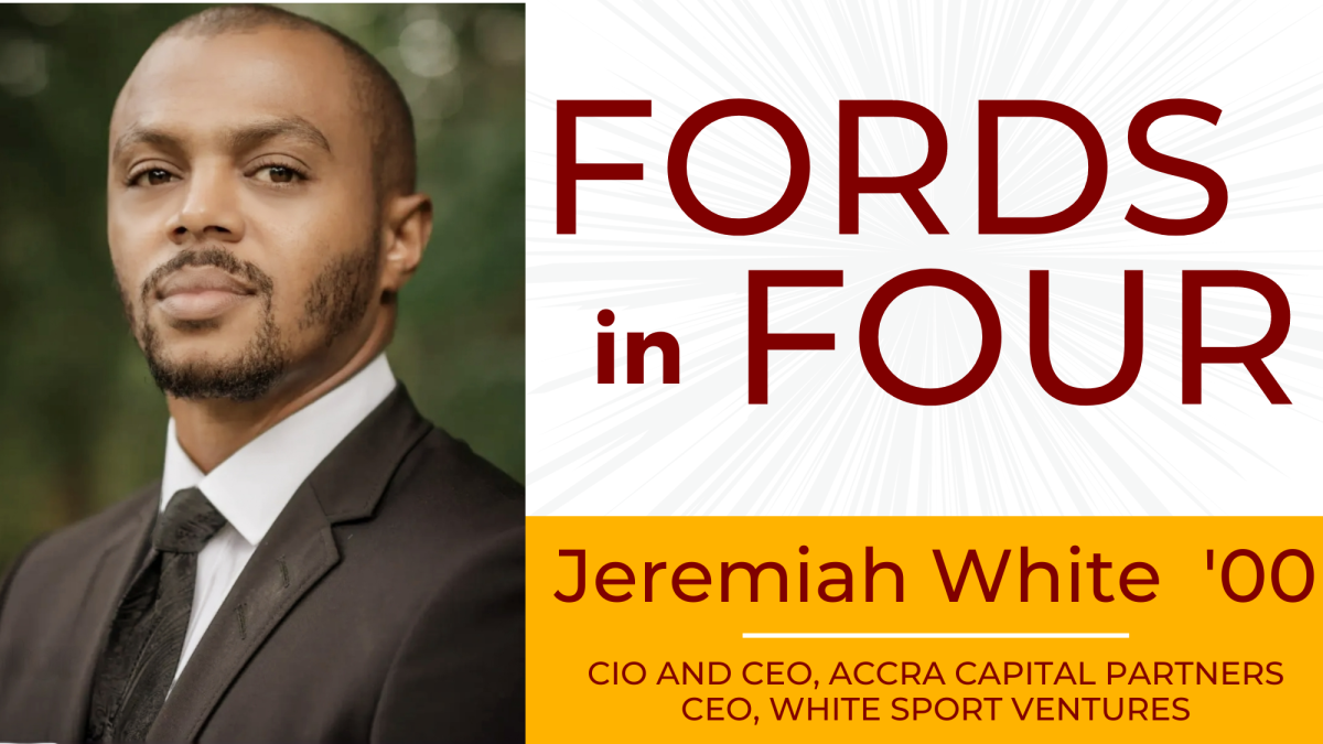 Fords in Four: Jeremiah White ’00 | Blog Post