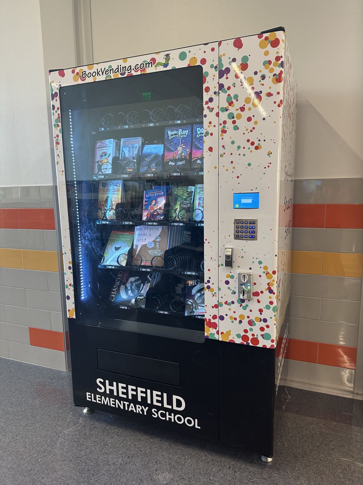 Book Vending Machine at Sheffield | Post Details Page - Sheffield Elementary