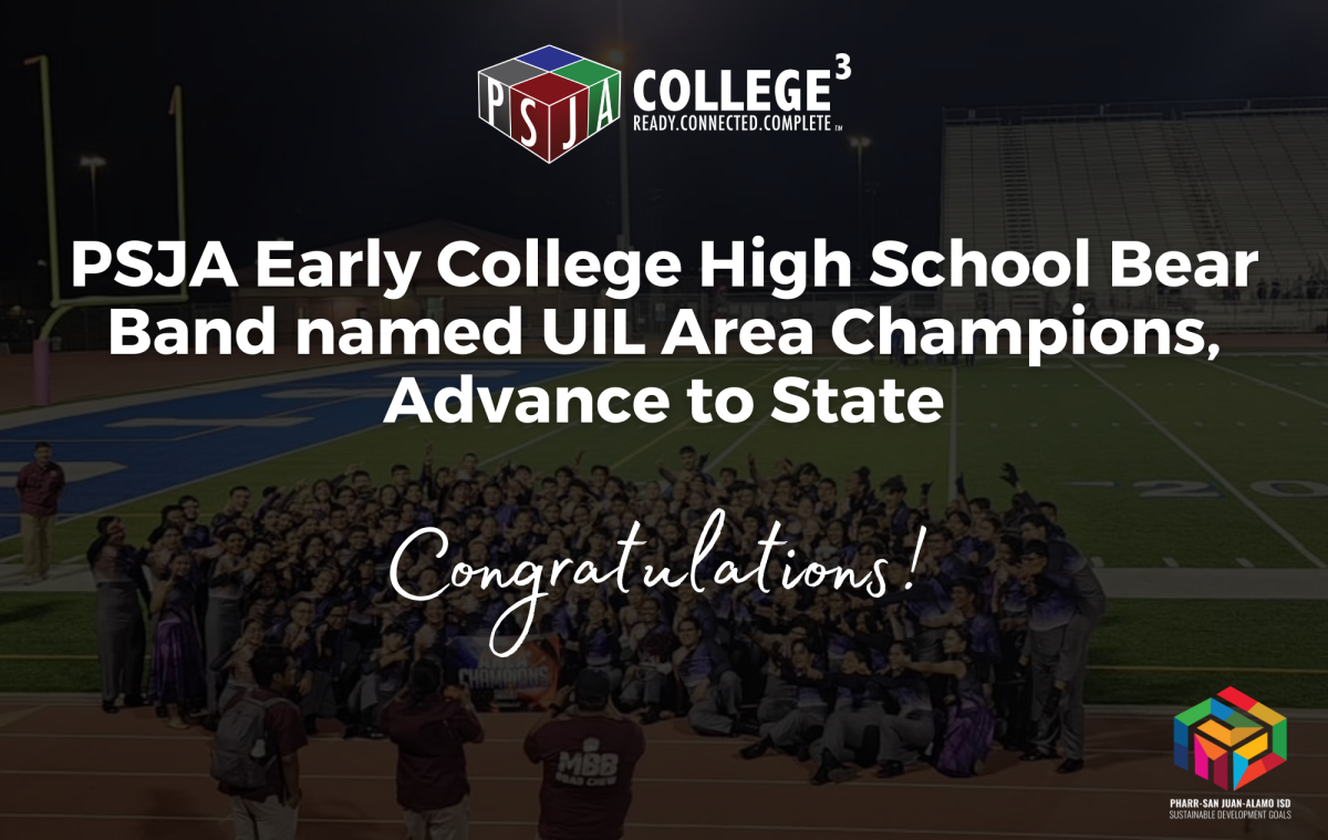 PSJA Early College High School Bear Band named UIL Area Champions ...