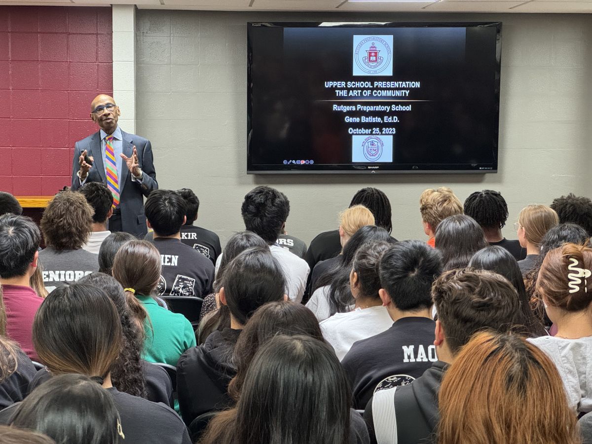 Dr. Gene Batiste Discusses Community and Belonging with Upper School ...