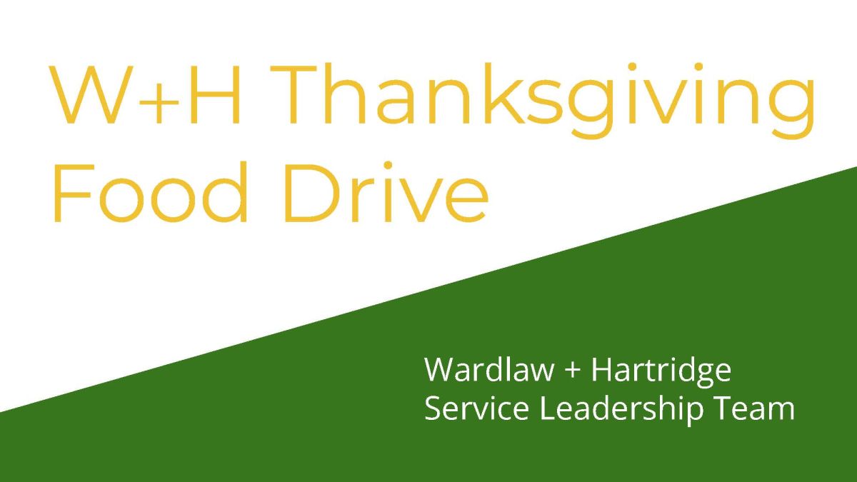 W+H November Community Food Drive Begins | News Posts