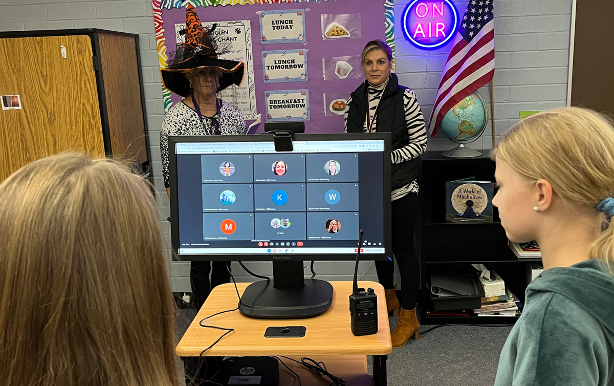 Student led announcements launch at Woodglen | Details - Woodglen Elementary School