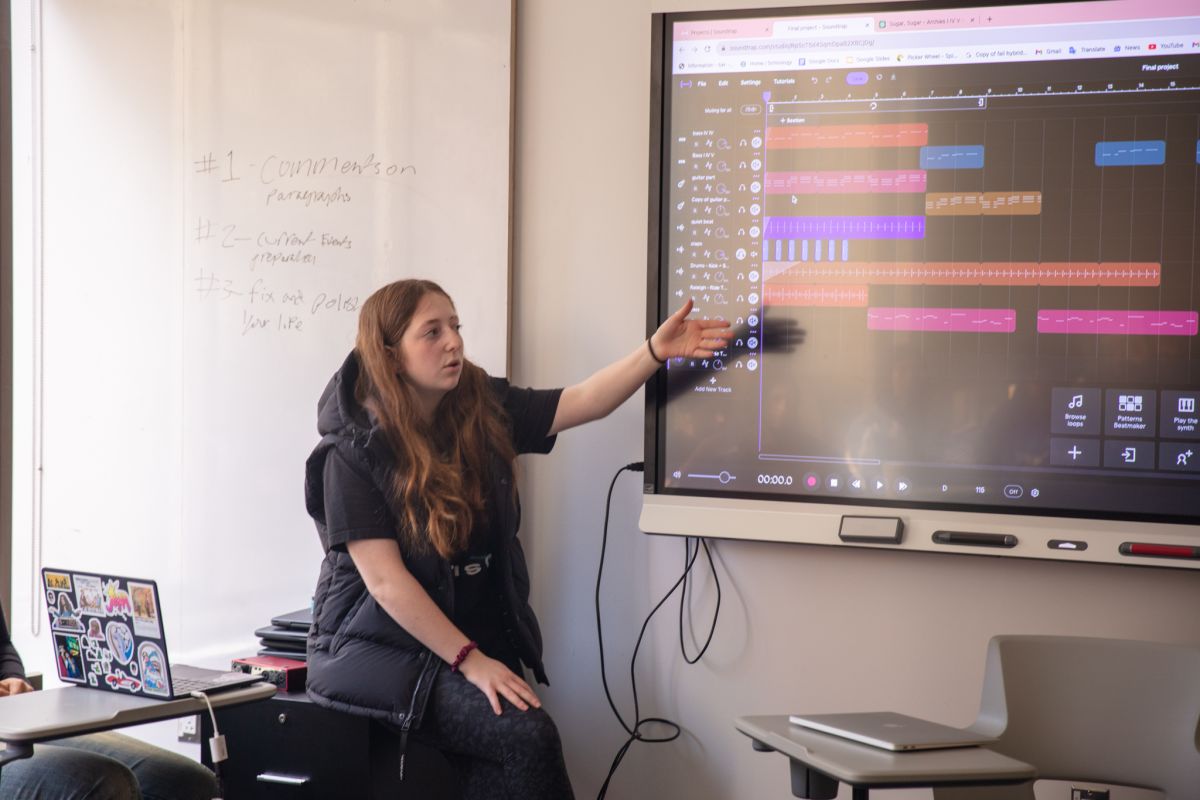 US Music Theory Students Compose Music Pieces in Digital Work Station ...