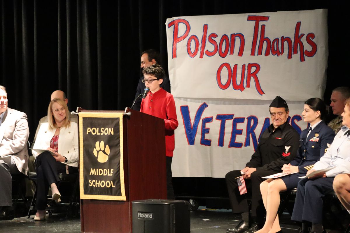 Veterans Day at Polson 2023 - Madison Public Schools