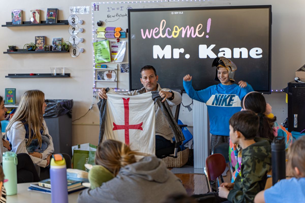 Mr Kane visited 6th Grade for an awesome history lesson! | News Post