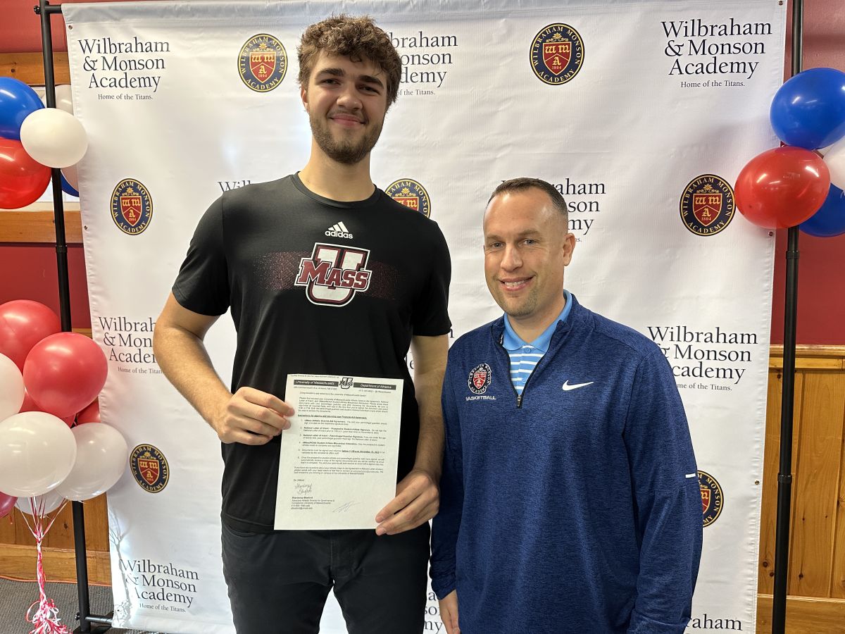 UMass-bound Luka Damjanac '24 signs NLI | Post
