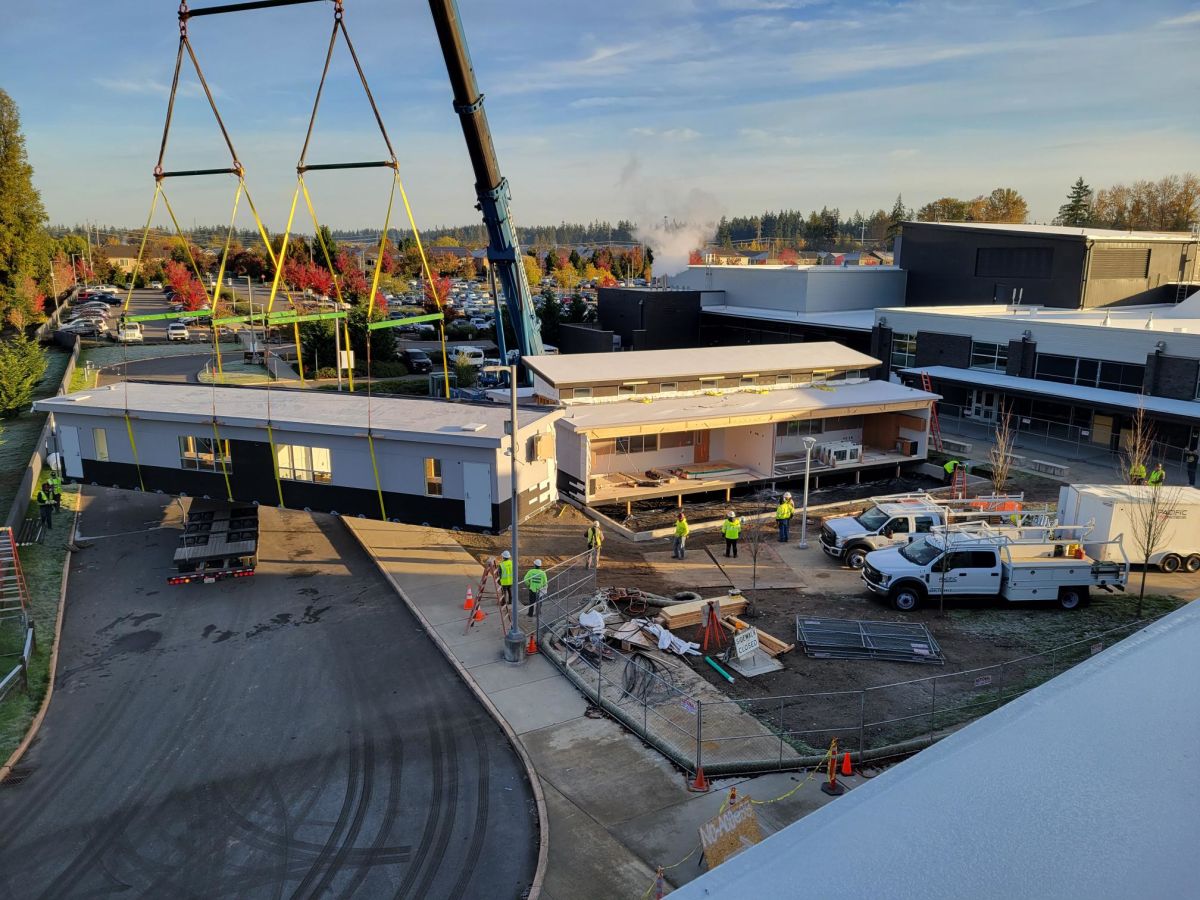 North Creek High School Modular Building Installed | News Post ...