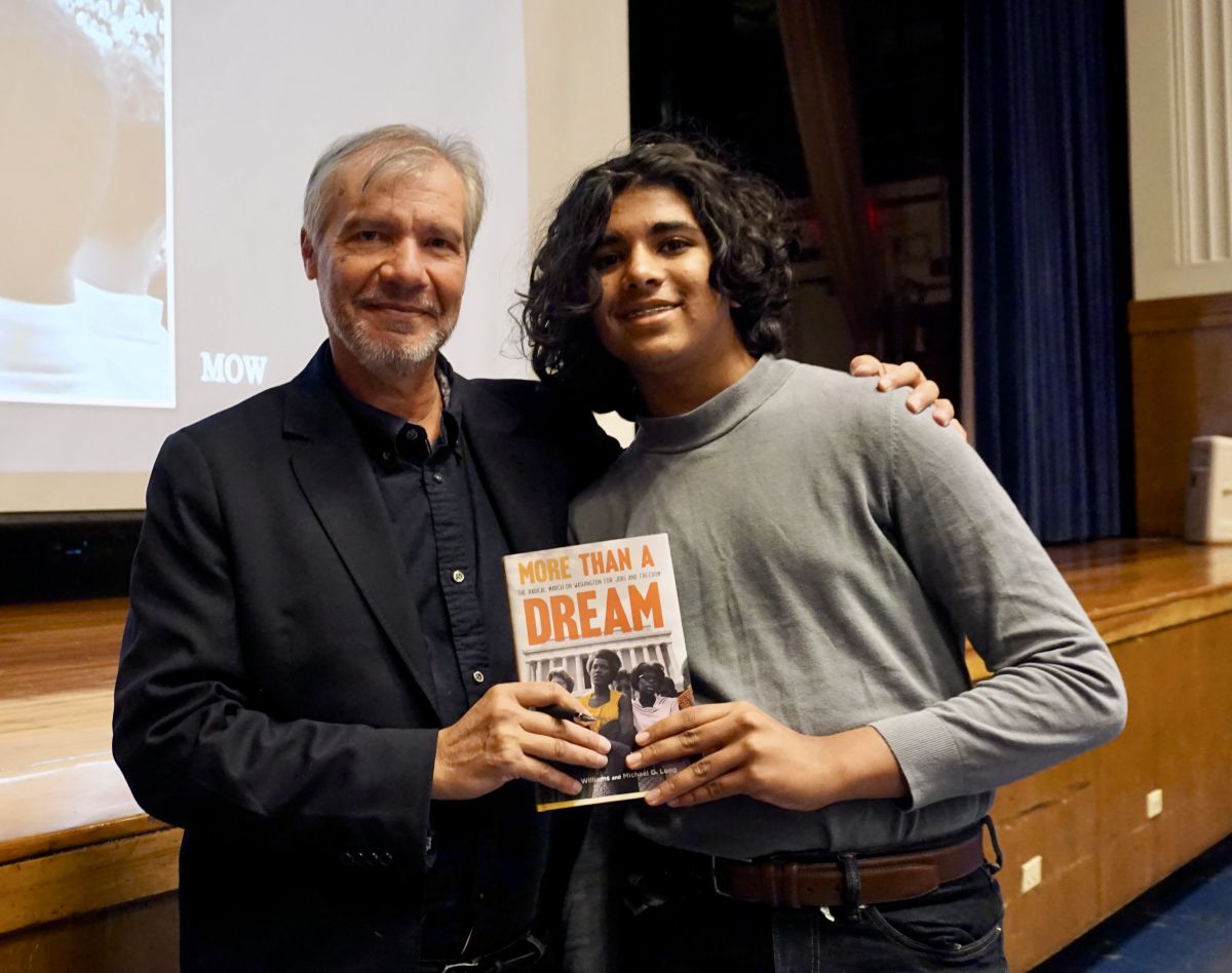 Author Michael Long Visits BCMS | Article