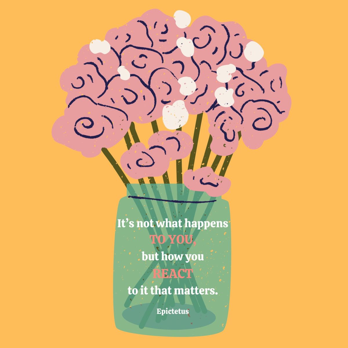 We Can Control How We React to Things! | Details