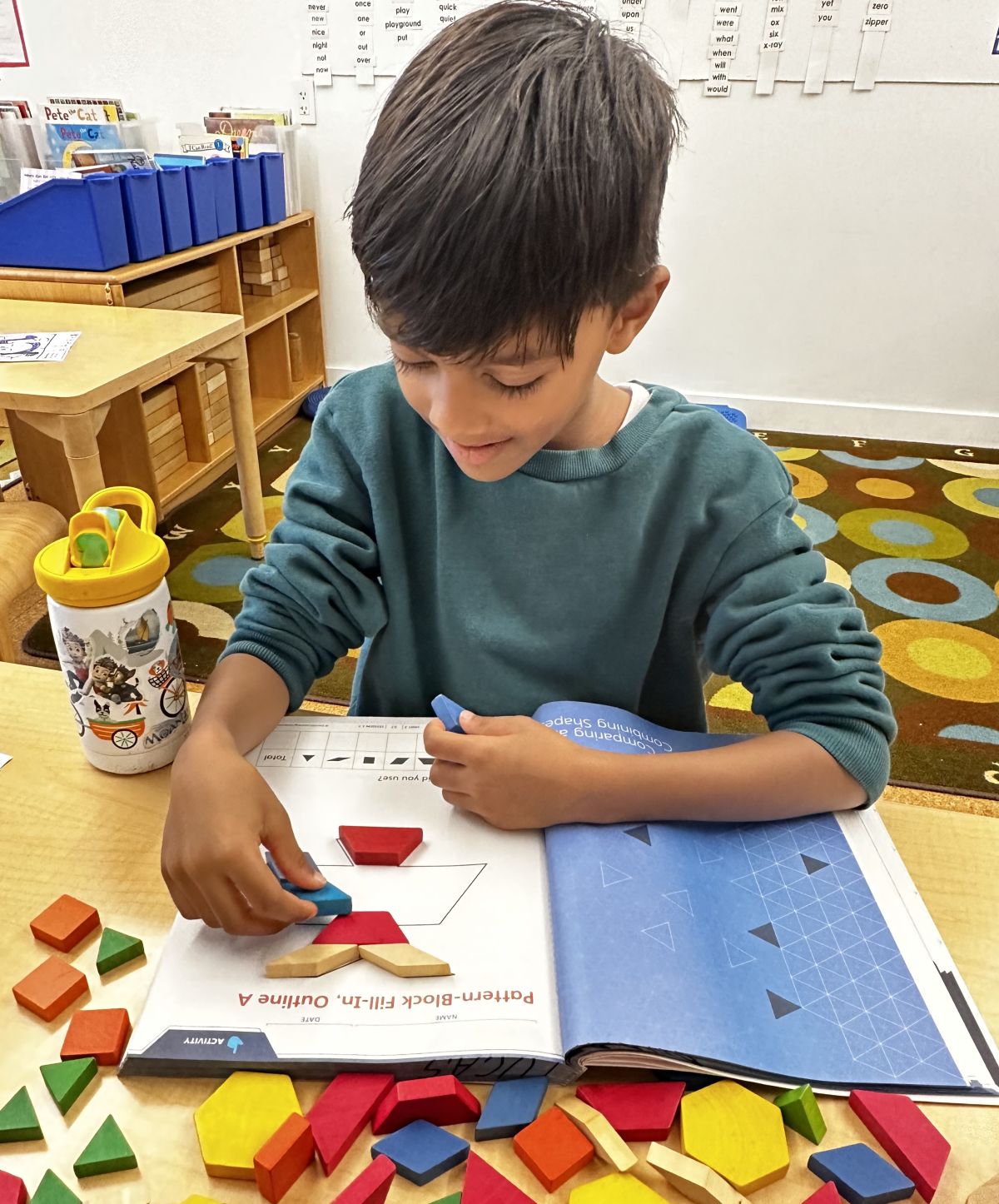 First Grade Math Class Studies Shapes in Geometry Unit | [Linked ...