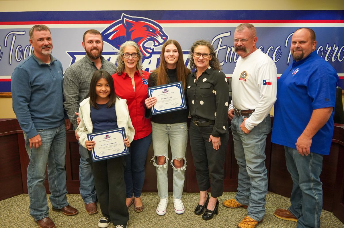 Trustees recognize student achievements during December monthly board ...