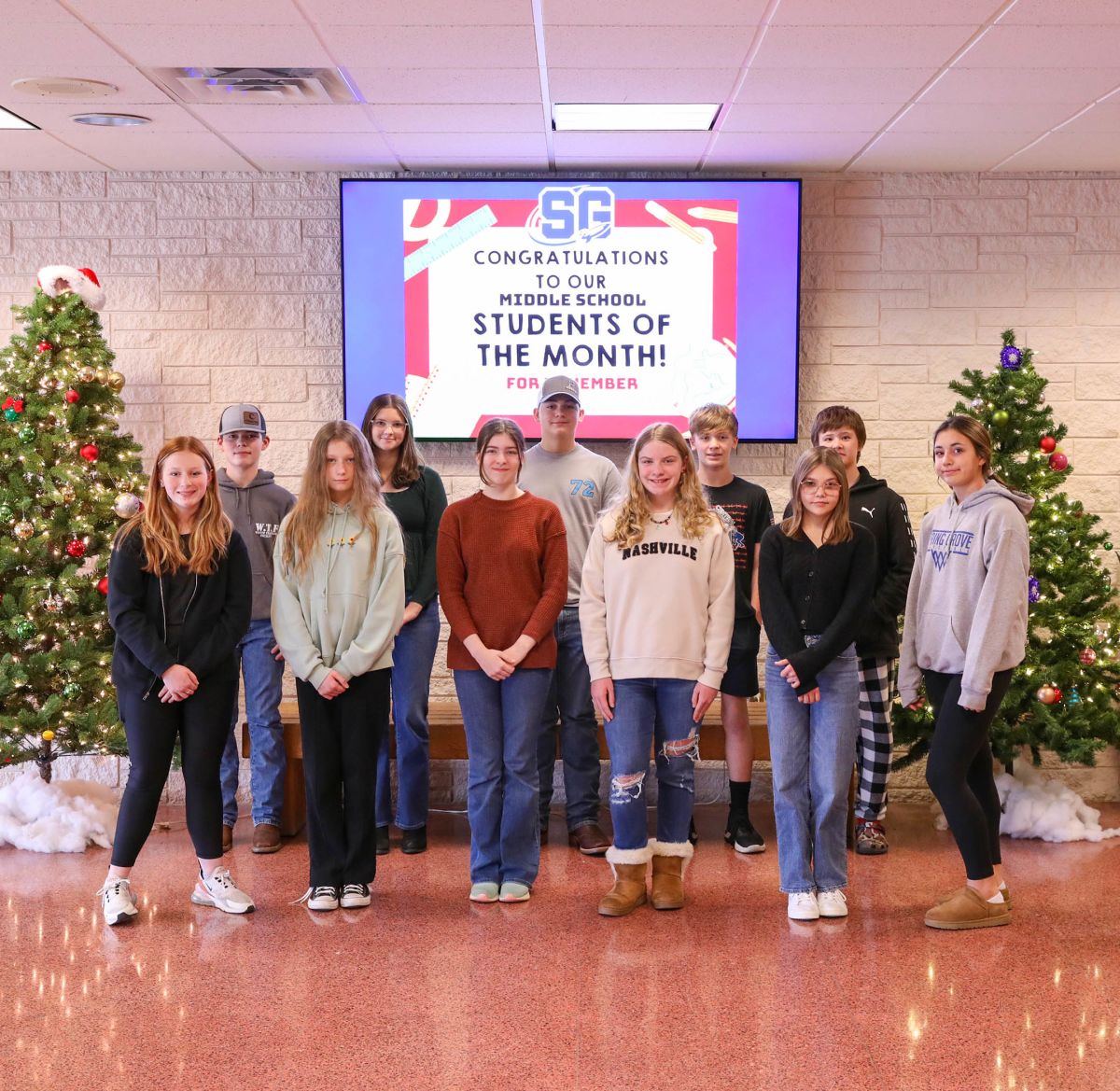 SGAMS November Students of the Month | District News - Spring Grove ...