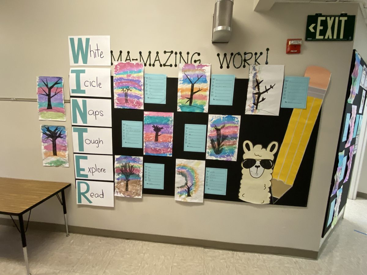 Whitney Elementary Students Design Winter Display | Post Details