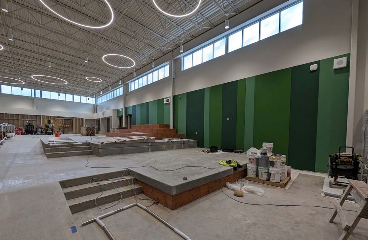 The new commons space is coming together | District News Article