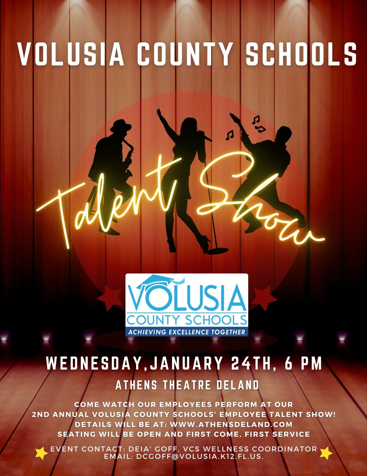Volusia County Schools Talent Show | Employee Post