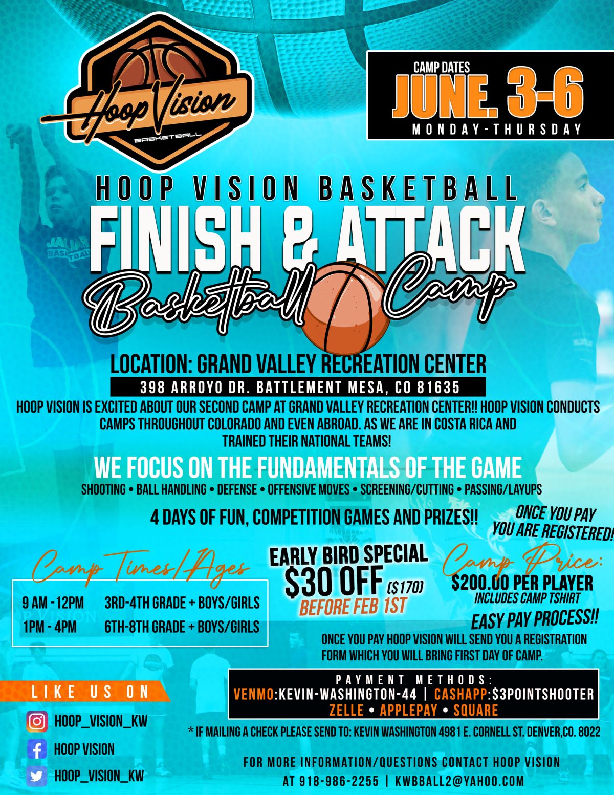 Hoop Vision Basketball Camp | News Information