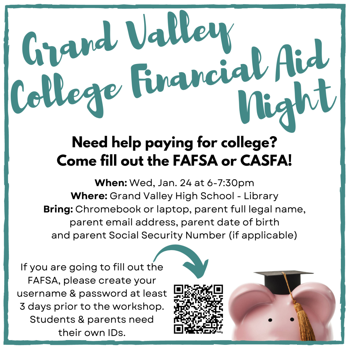 GVHS College Financial Aid Night January 24 | News Information