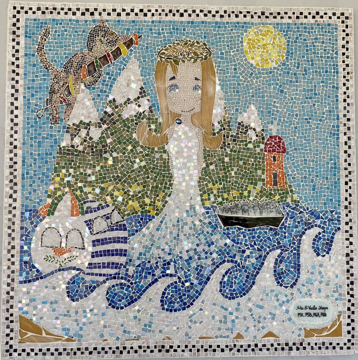 At PASCAL Primary School Lemesos pupils have created a mosaic during ...