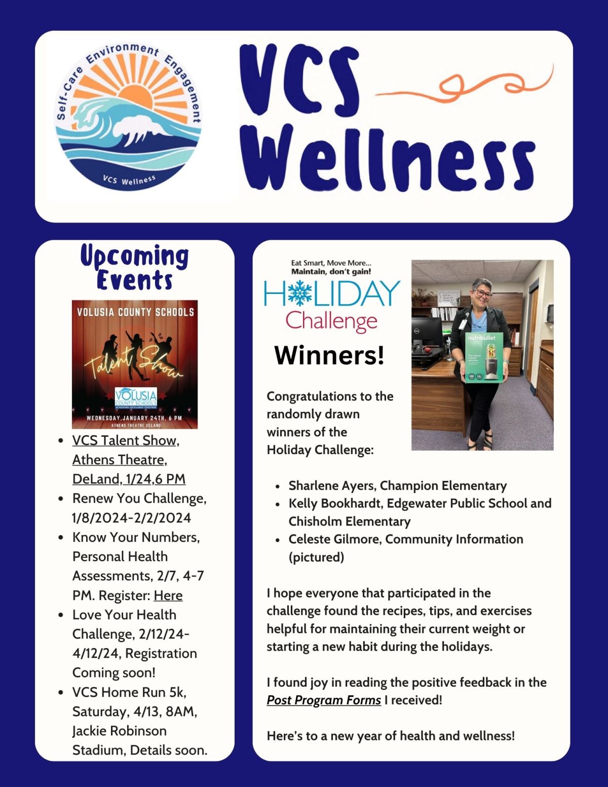 December Wellness Newsletter | Employee Post
