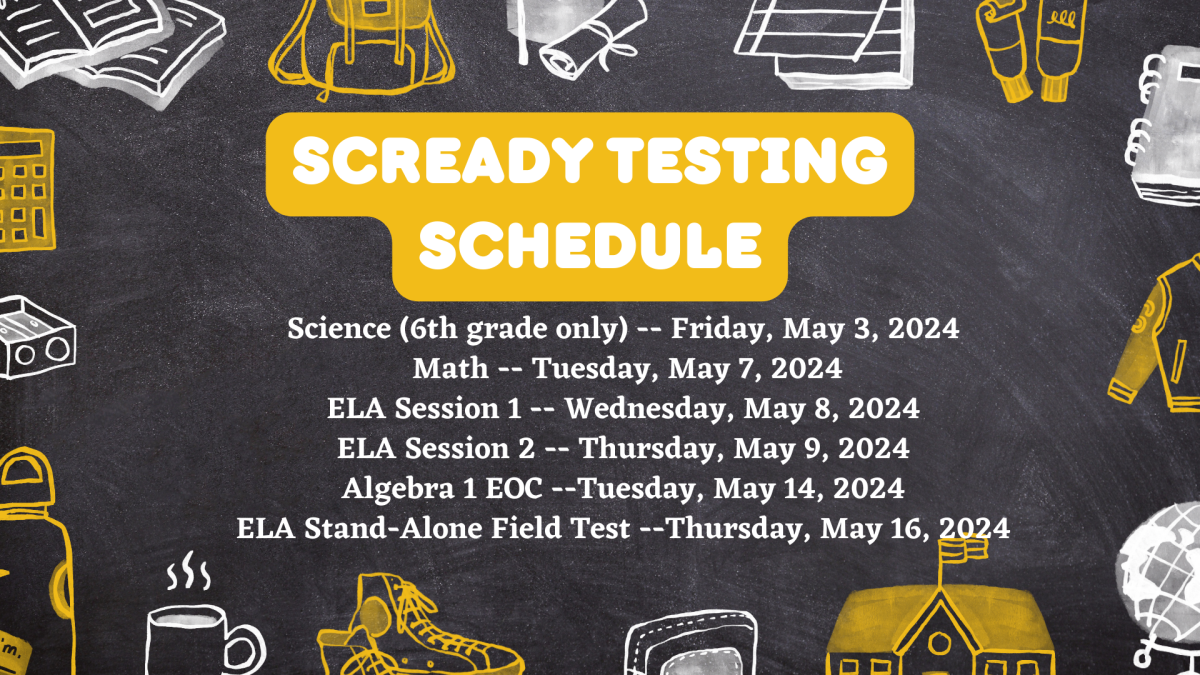 SCREADY TESTING DATES -- 2024 | details