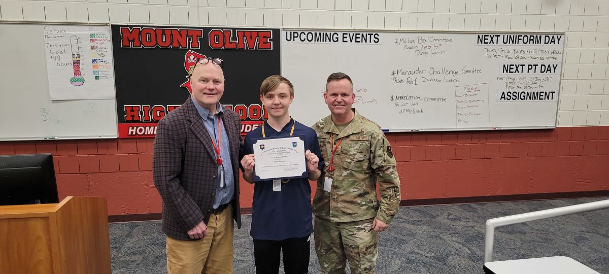 AFJROTC Flight Academy Selection - c/2Lt Mathias Klinke | HS News Details