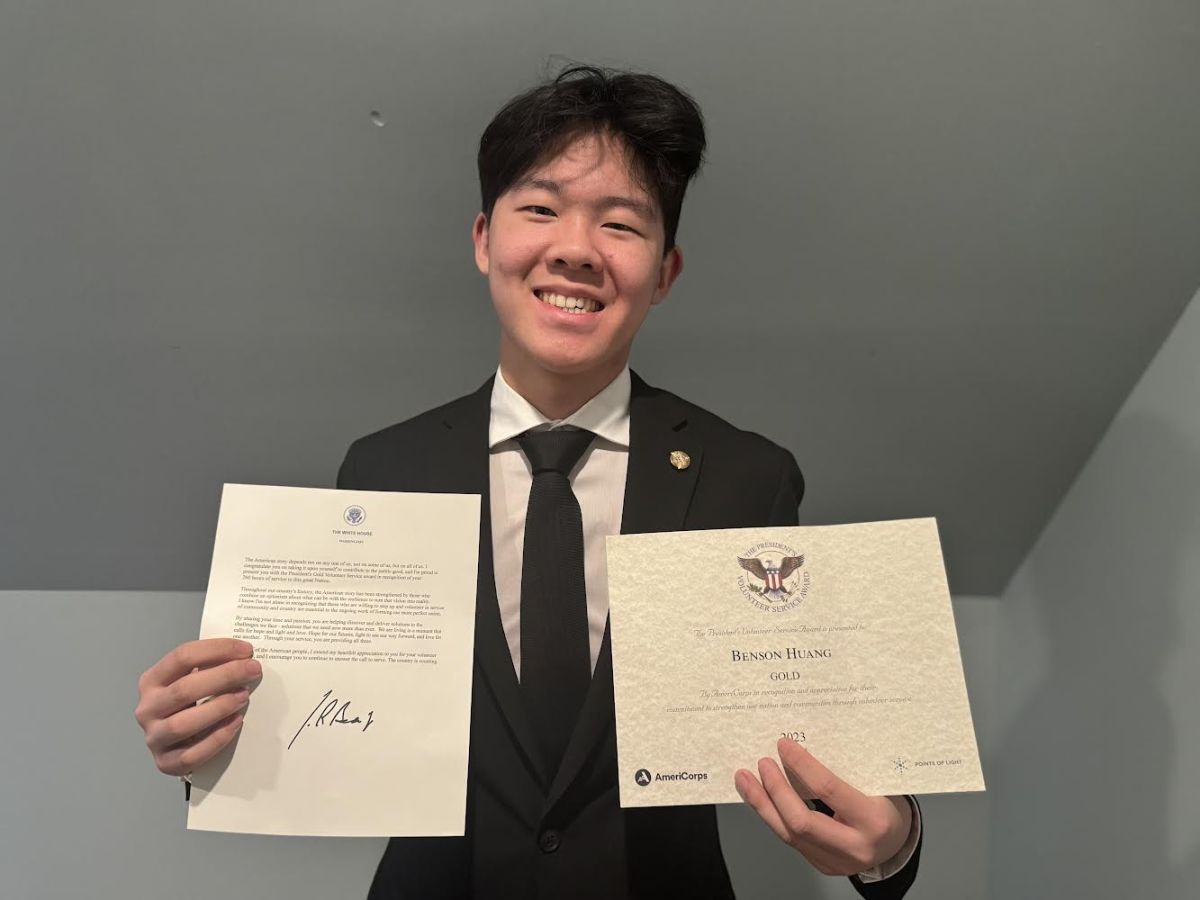 West's Benson Lu Huang Receives AmeriCorps Presidential Volunteer ...