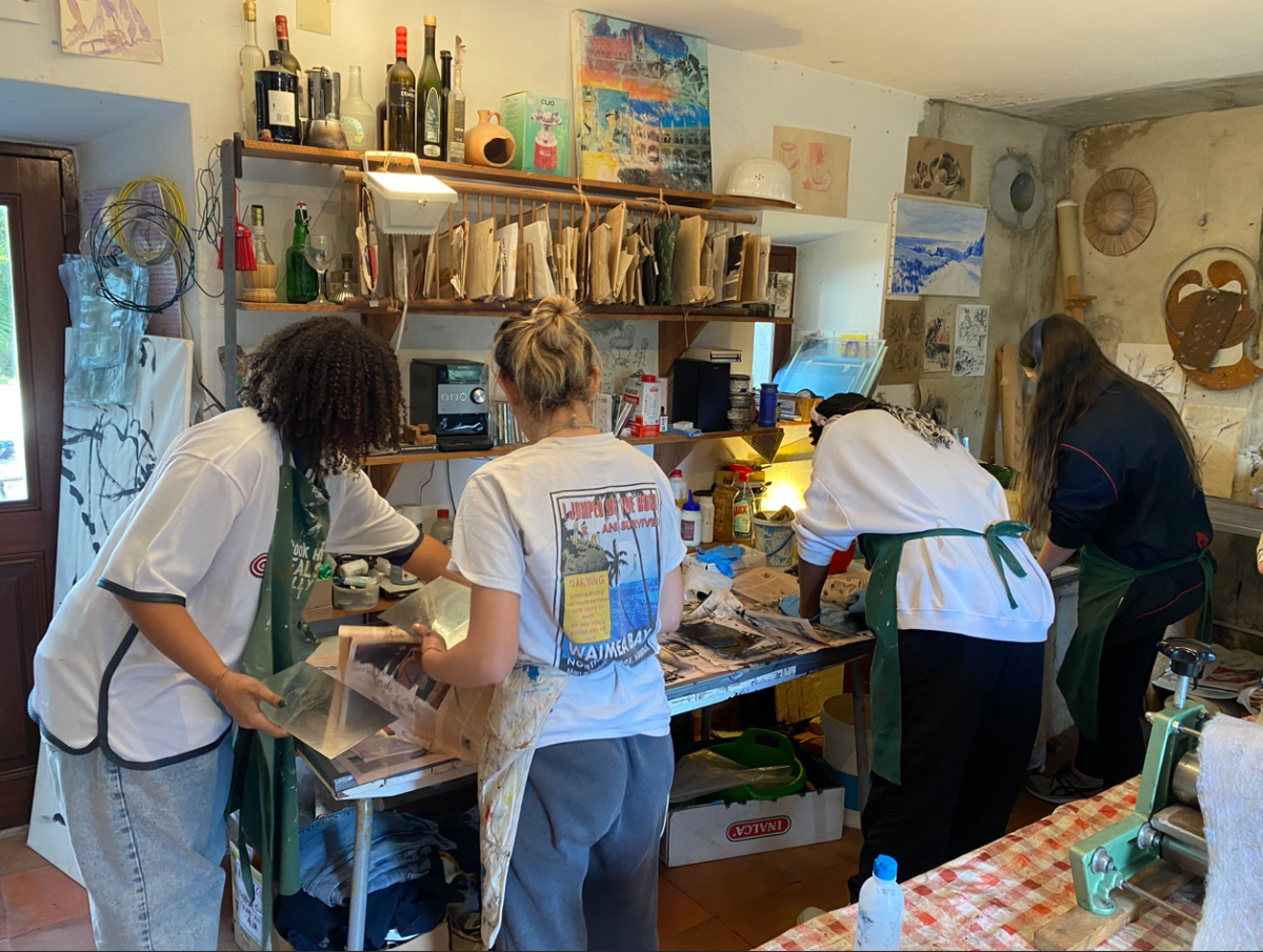 Advanced Art goes Printmaking | Home page Posts