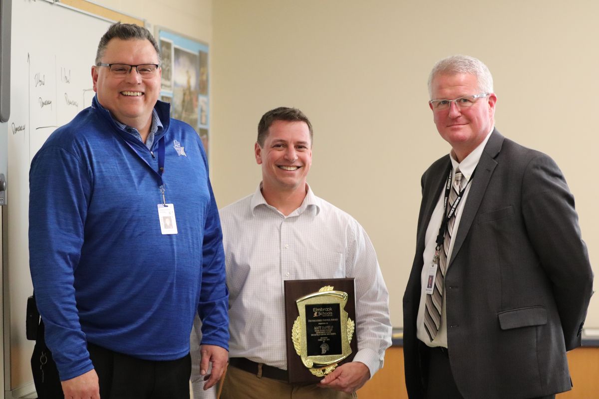 Matt Dapelo Named Brookfield Jaycees Outstanding Educator | News Details