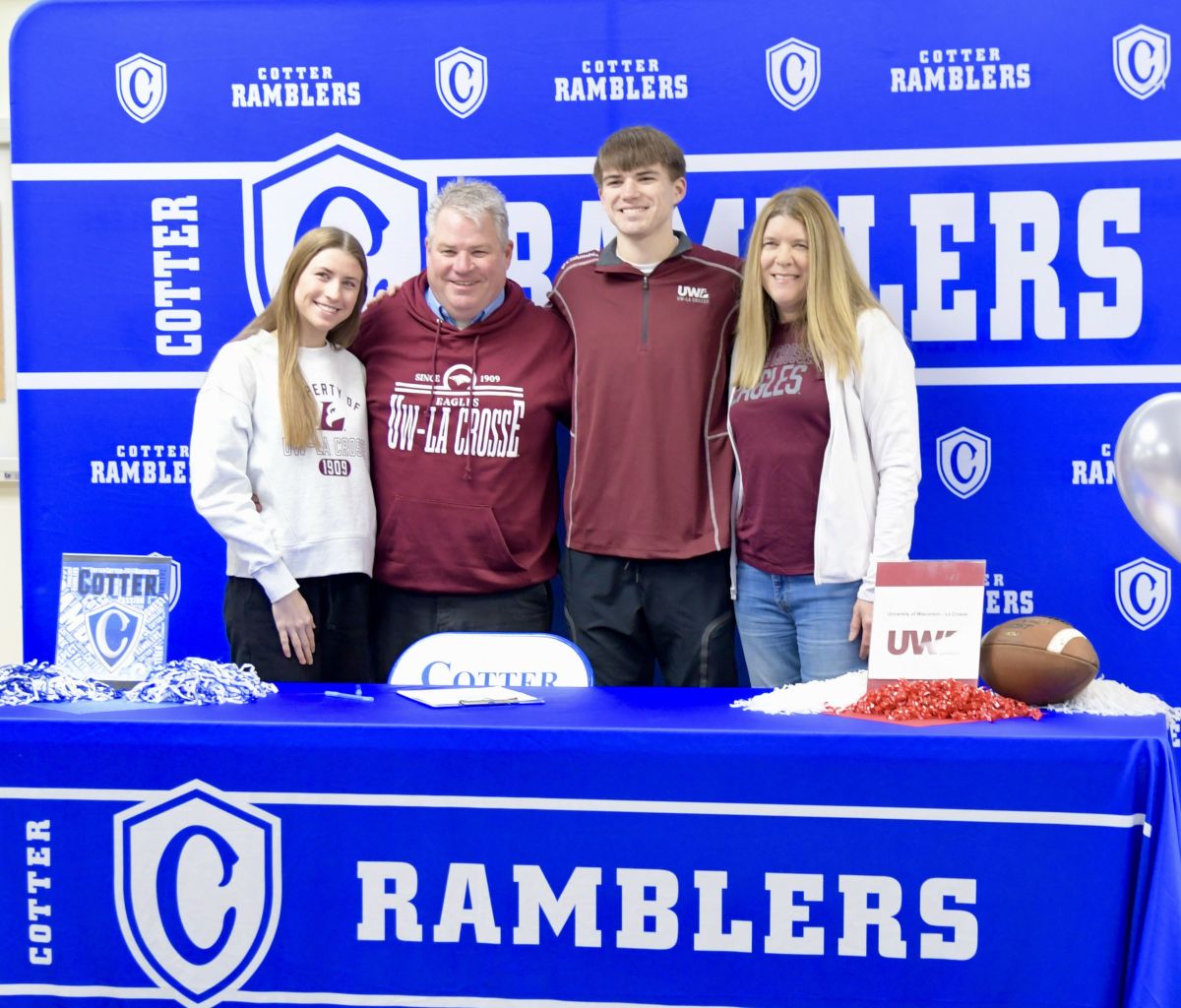 Luke Gardner Commits to UWL | article - Cotter Schools