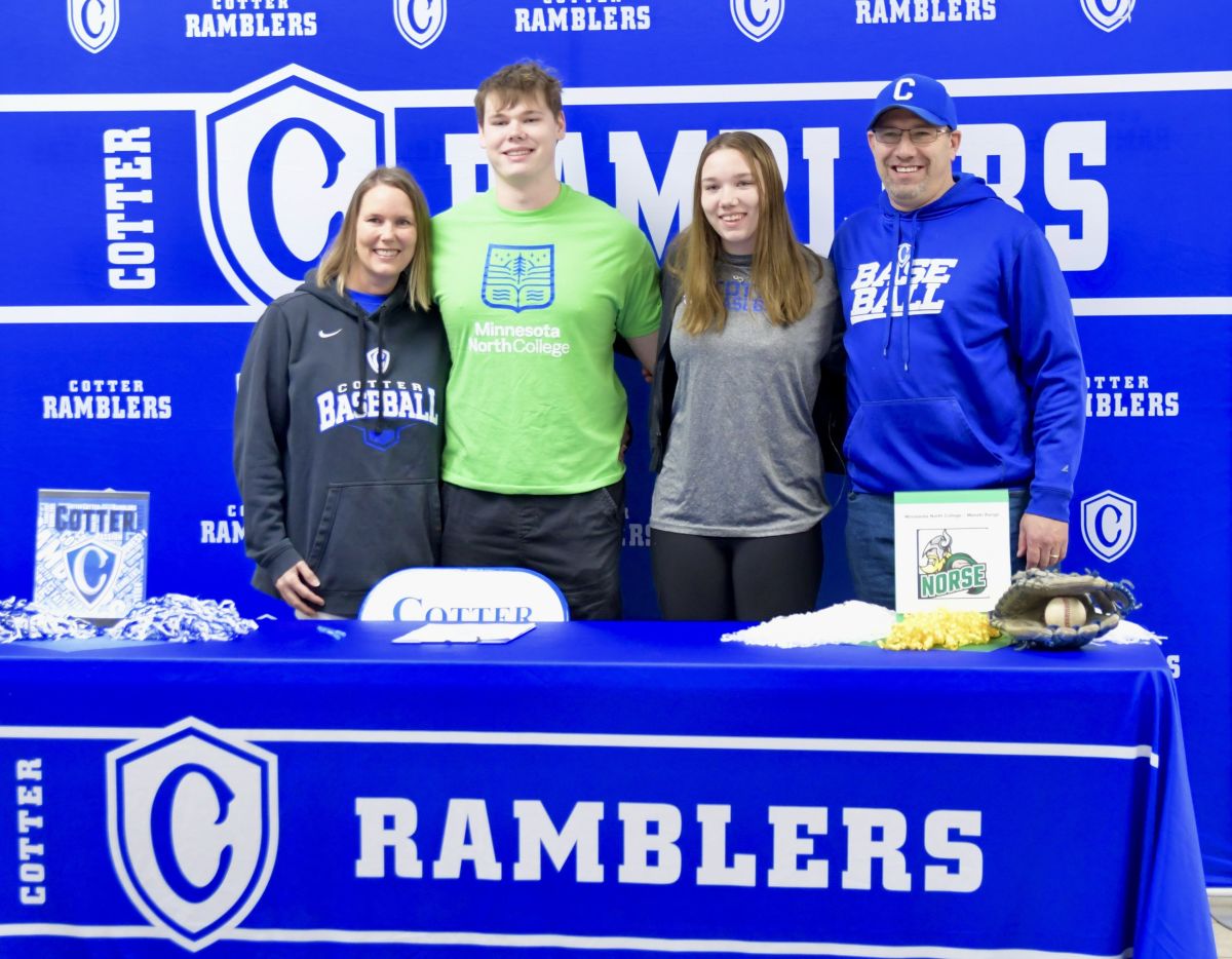 Brett Biesanz Commits to Mesabi Range College | article - Cotter Schools