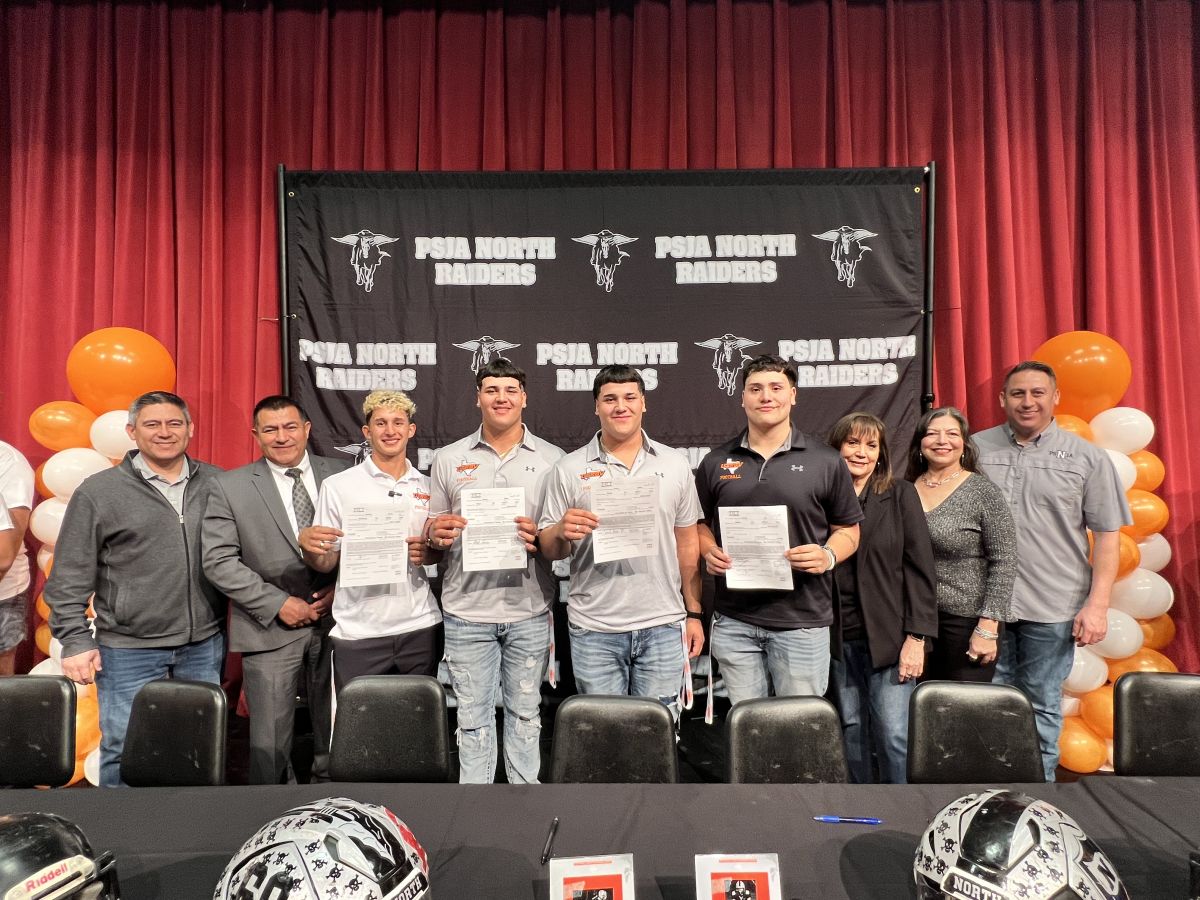 PSJA North ECHS Athletes Make History: Sign Letters of Commitment for ...