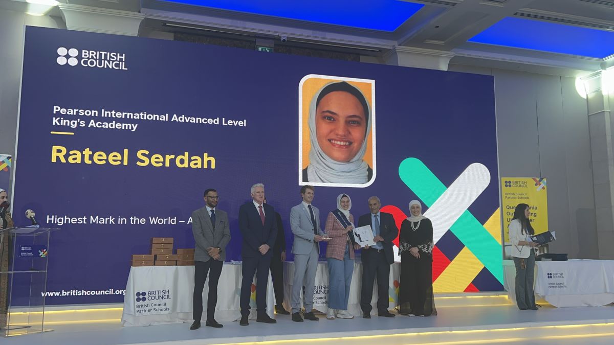 Queen Rania awards recognize Rateel Serdah ’25 | School News - King's ...