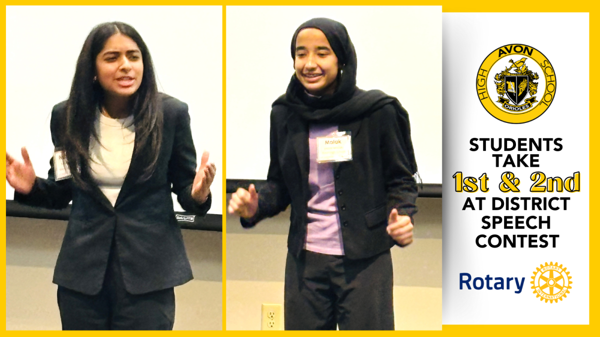 Students Take 1st and 2nd at District Speech Contest | Experience Avon