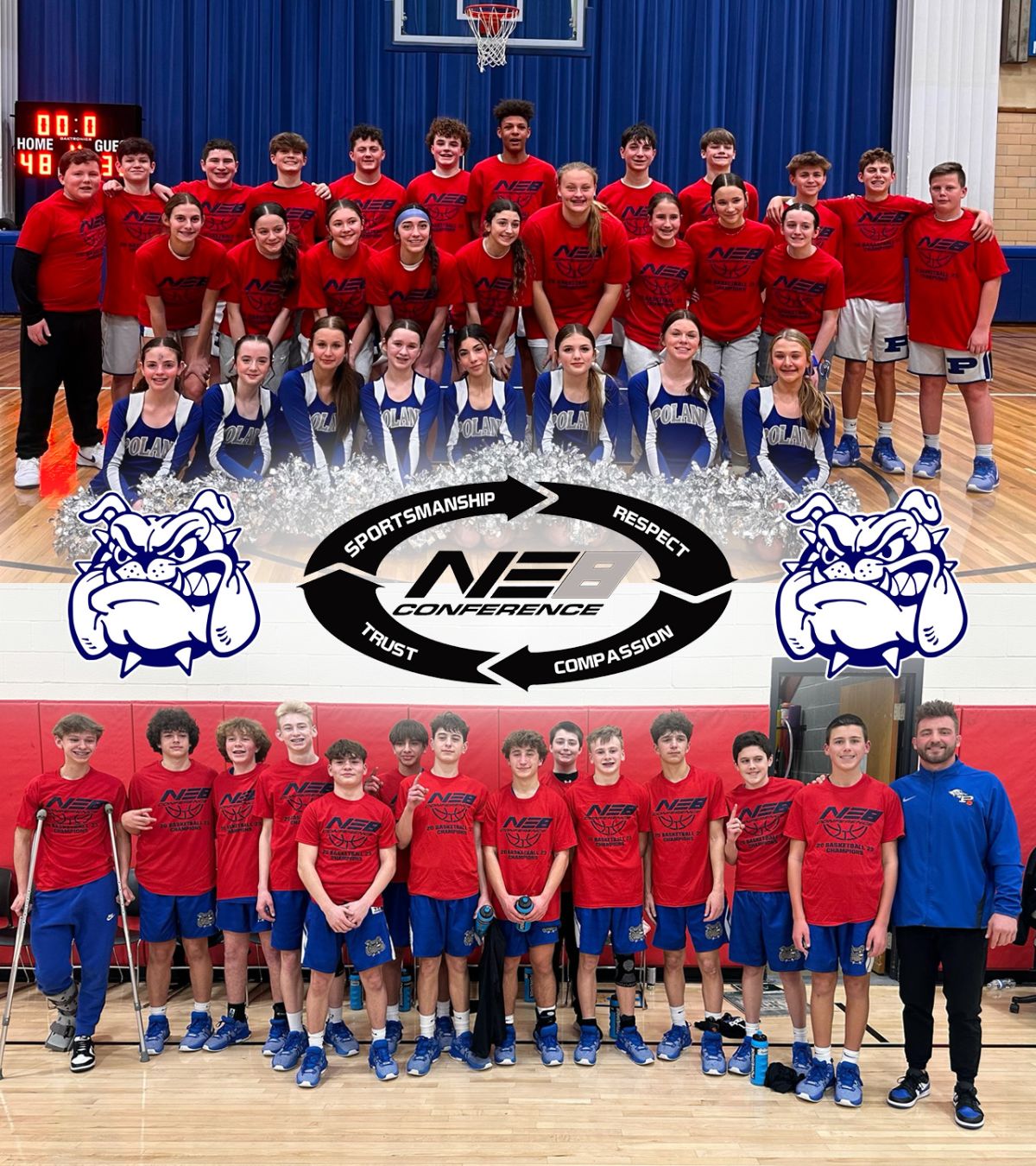 NE8 Champions - 7th Grade Girls Basketball & Boys Basketball, 8th Grade ...