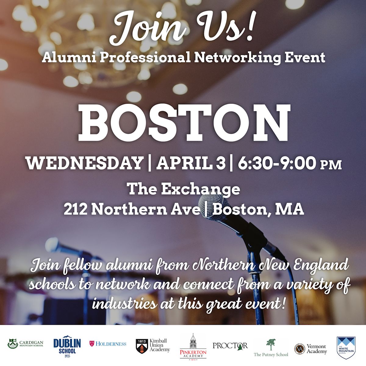Boston & NYC Alumni Networking Events! | Post Details