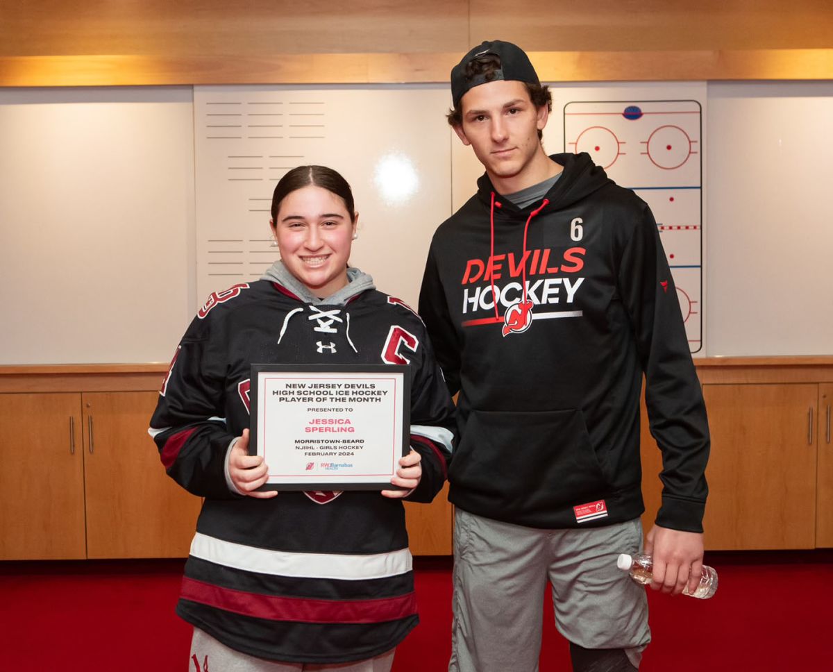 Jessica Sperling '24 Named NJ Devils Player of the Month | Morristown ...