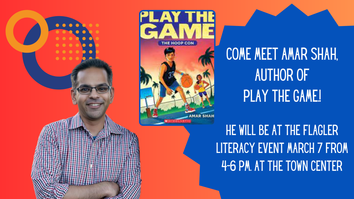 Author, Amar Shah, visits Flagler March 7th | Details