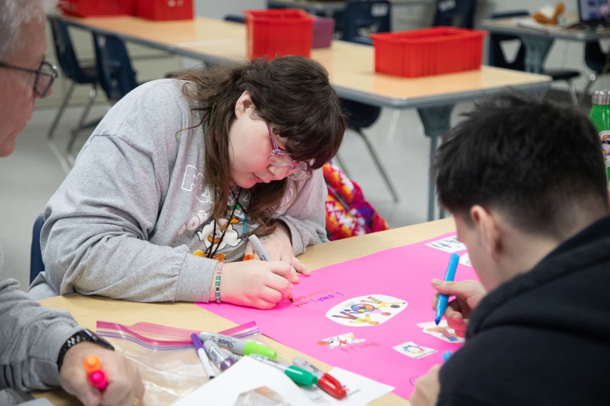 Tulsa Transition Academy students make posters to spread inclusivity ...