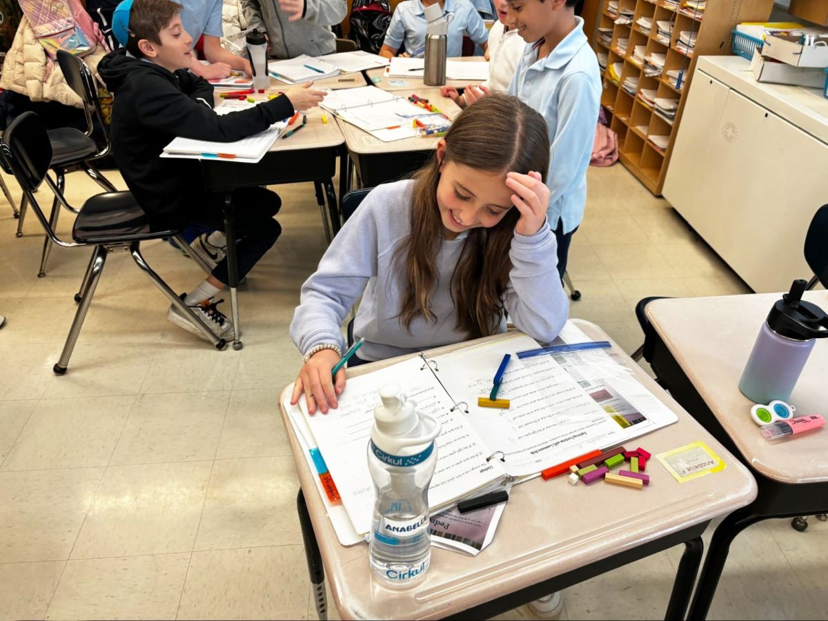 Fourth Graders Break Down Fractions Using a Colorful Math Tool | Ramaz ...