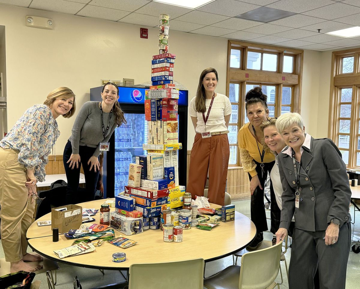 Middle School Kicks Off Food Drive with "Can-Struction" Event ...
