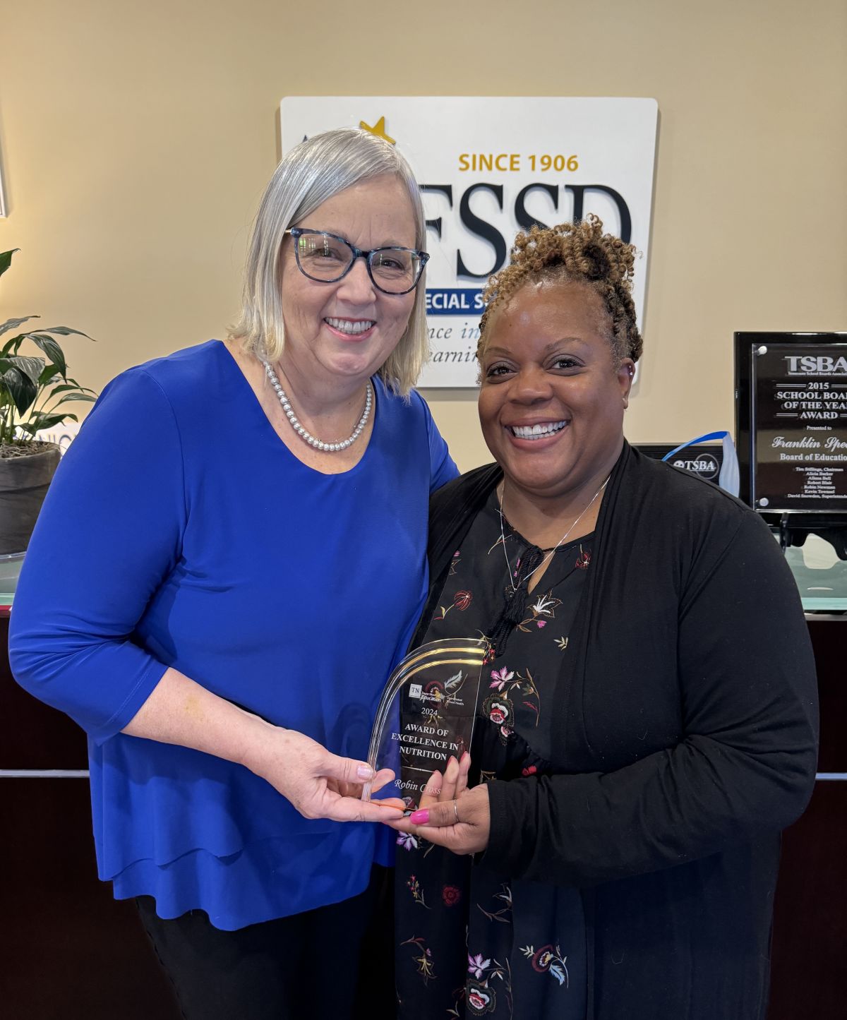 FSSD’s Cross Receives Award of Excellence in Nutrition | Default Post Page